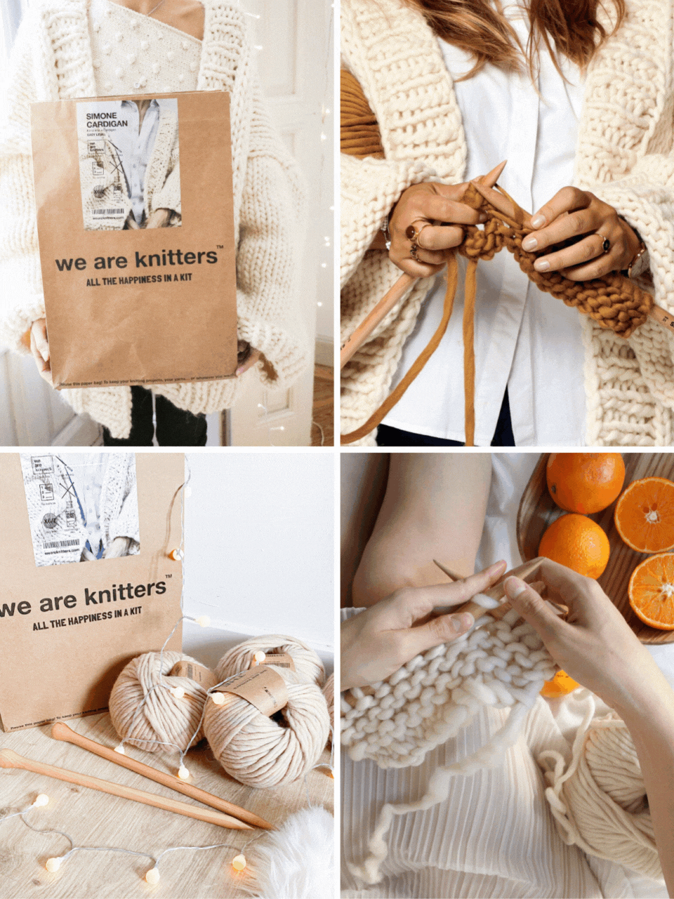 We Are Knitters: craft your joy with yarn and easy and advanced patter